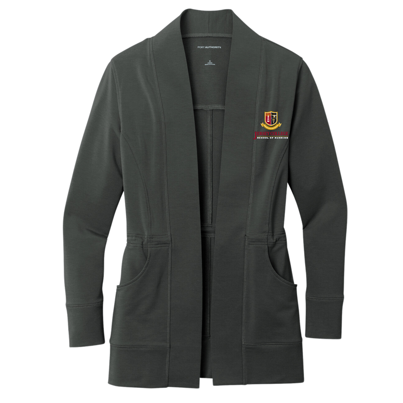 Ladies Jersey College Microterry Cardigan